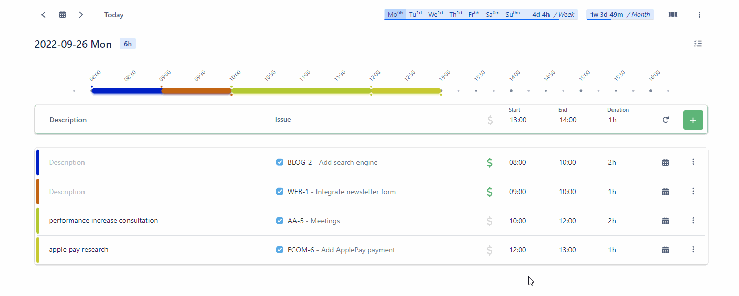 Reorder and display/hide fields